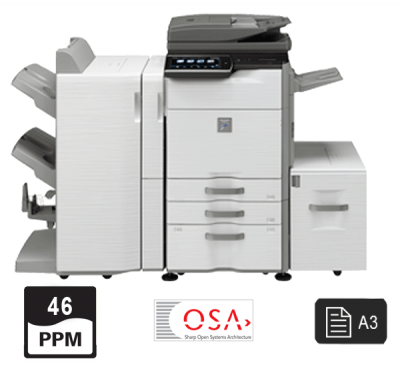 MX-M464N Print Scan Print Fax A3 Printer | Monochrome 46 PPM | B/W