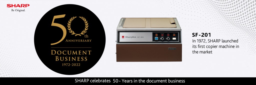 Sharp celebrates 50-years in the Document Business - Sharp Middle East ...